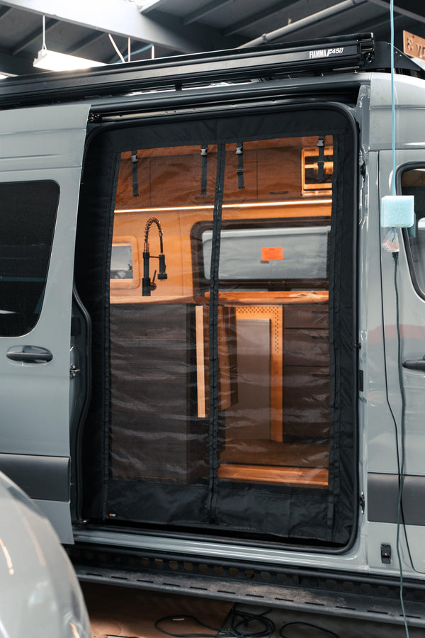 Sprinter Van Slider Door Bug Screen - Sprinter Van Accessories | Sandy Vans