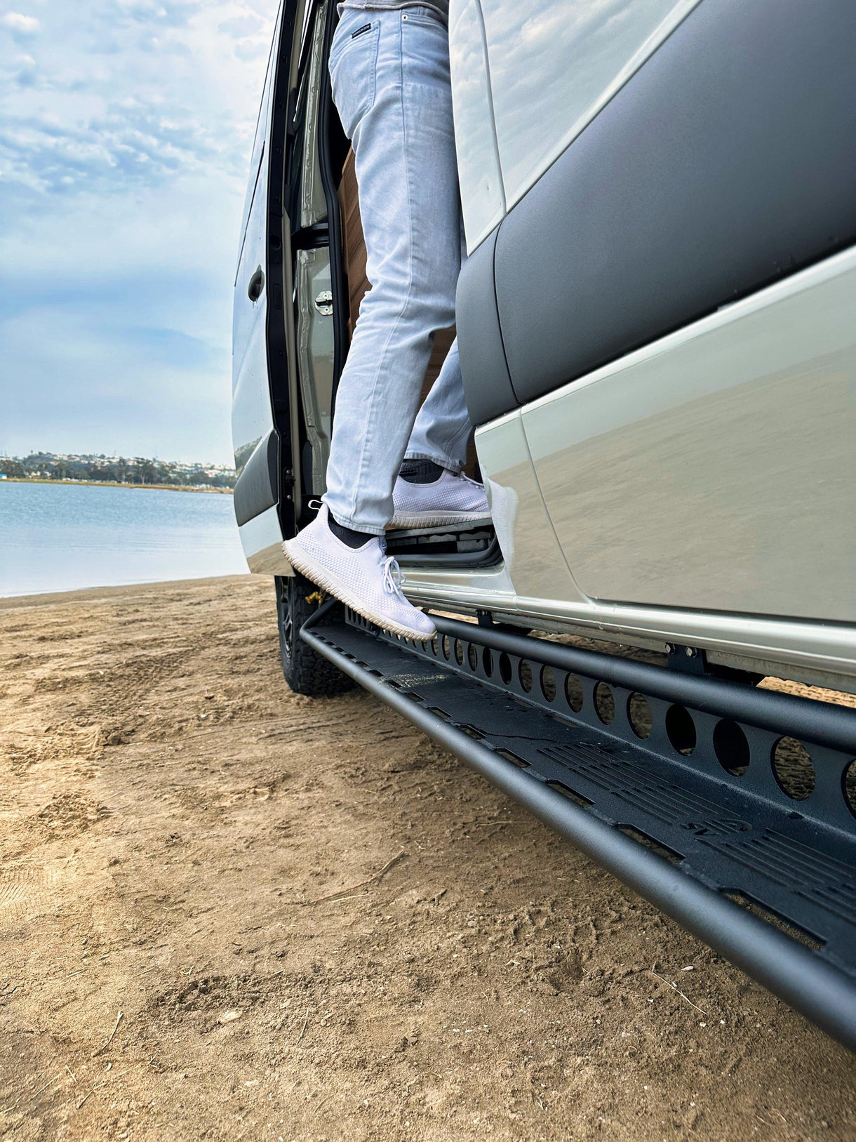 SV Sprinter Side Steps | Sandy Vans - San Diego, California